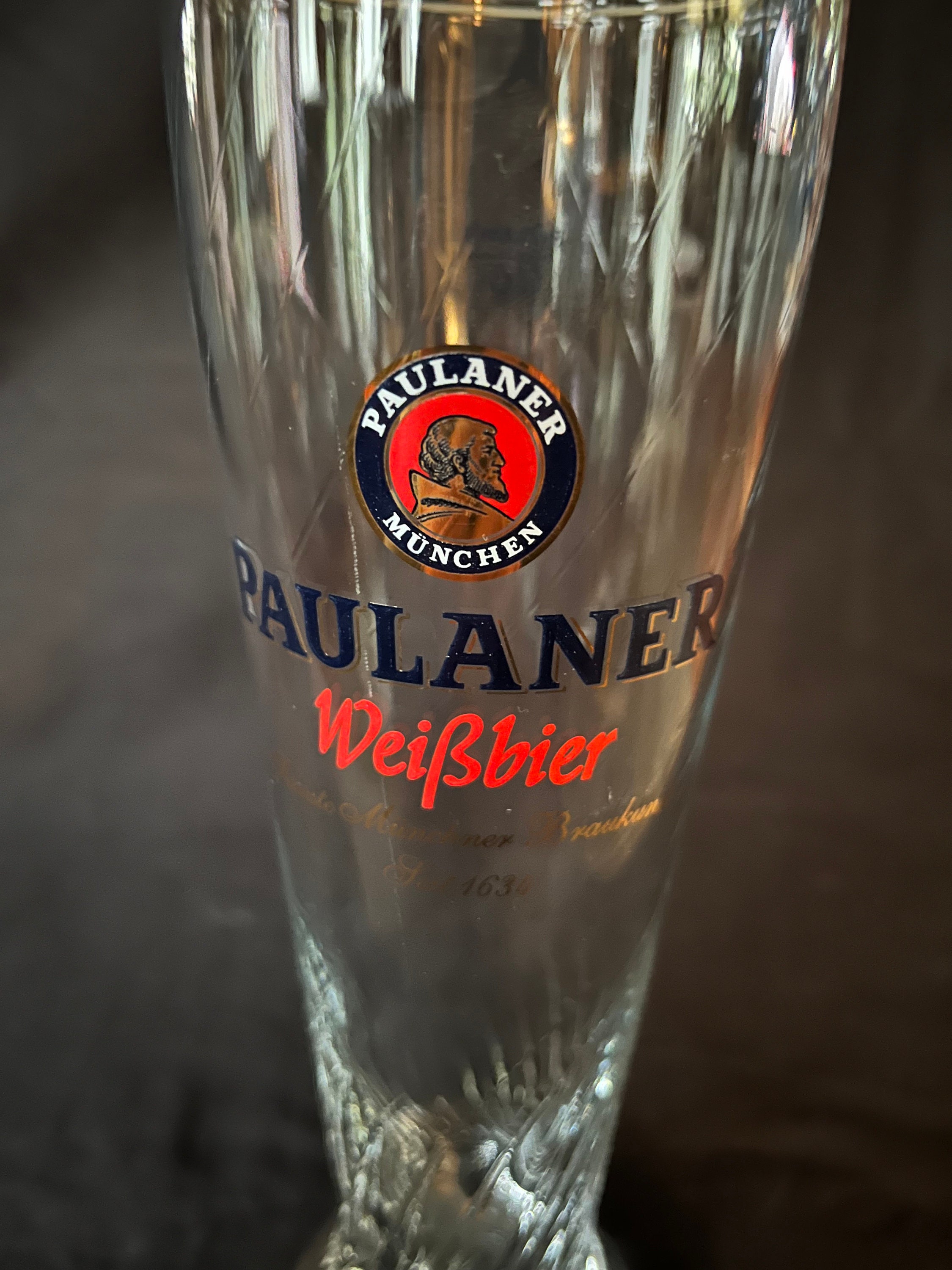 Paula Muunchen Weibbier Logo .5L German Beer Glass - Etsy