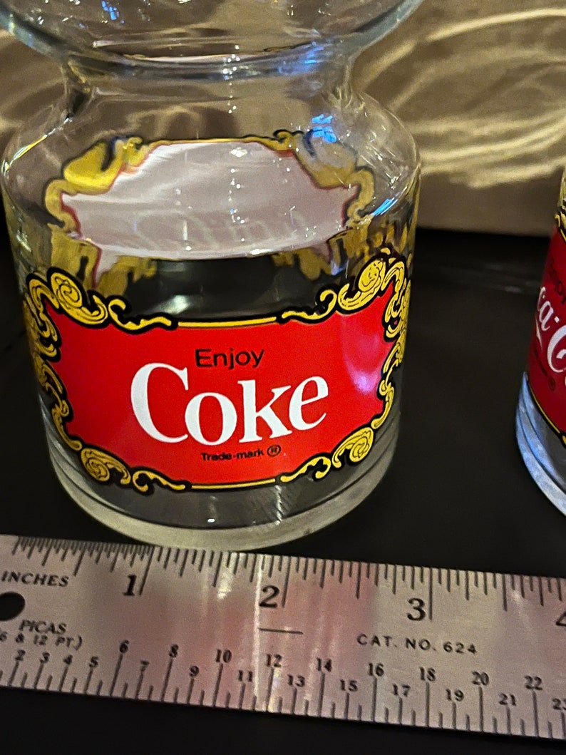 Coca Cola Vintage Coke Hurricane Shaped Glasses or Floating Candle ...