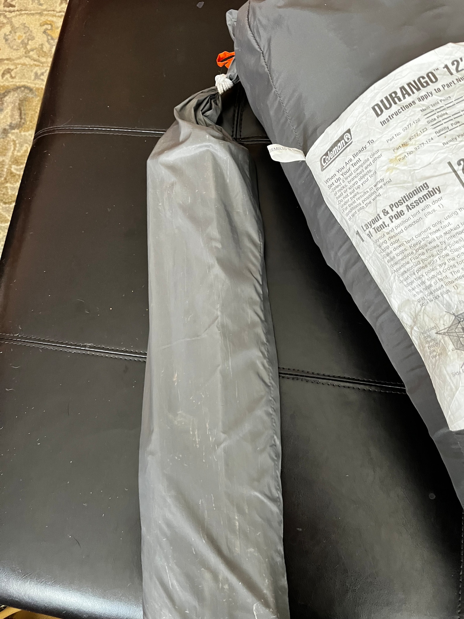 Coleman Durango 12’X7’ Tent-part Number #9277–127-kept in 2 Nylon Bags ...