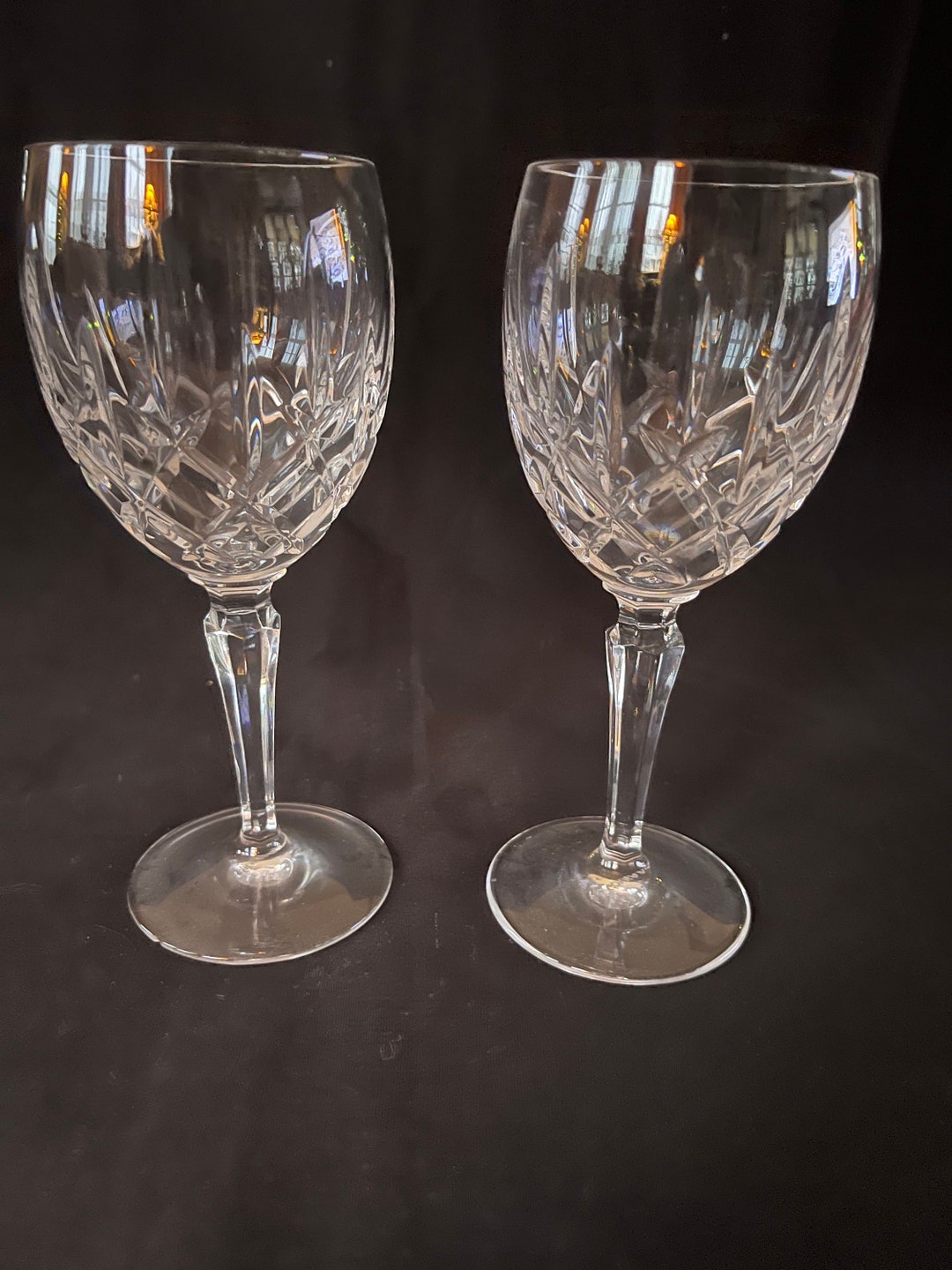 Gorham LADY ANNE Crystal Goblets-set of 2-germany-7.5” - Etsy