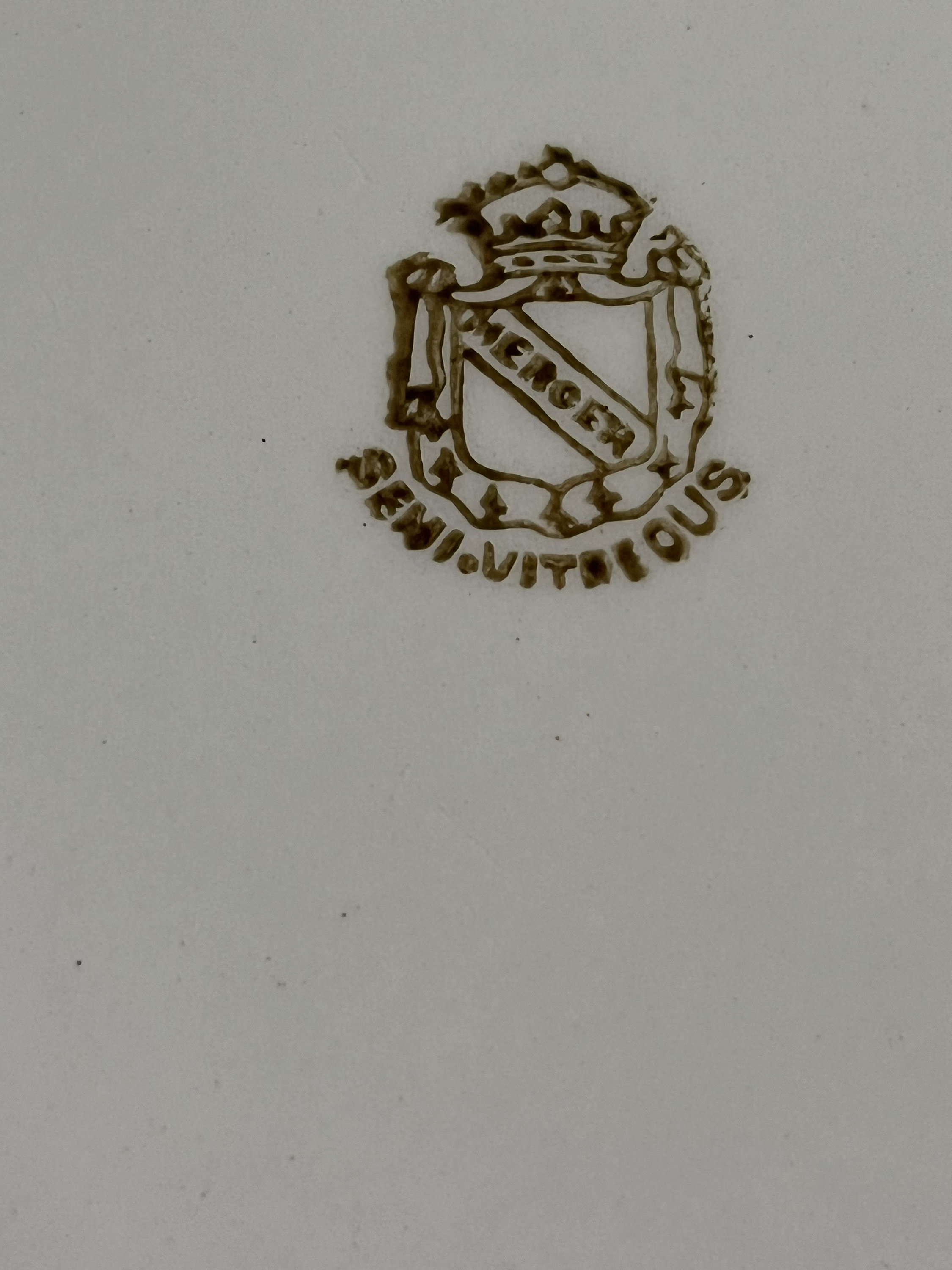 Set of 3-ANTIQUE MERCER China Serving Platters-semi-vitreous - Etsy