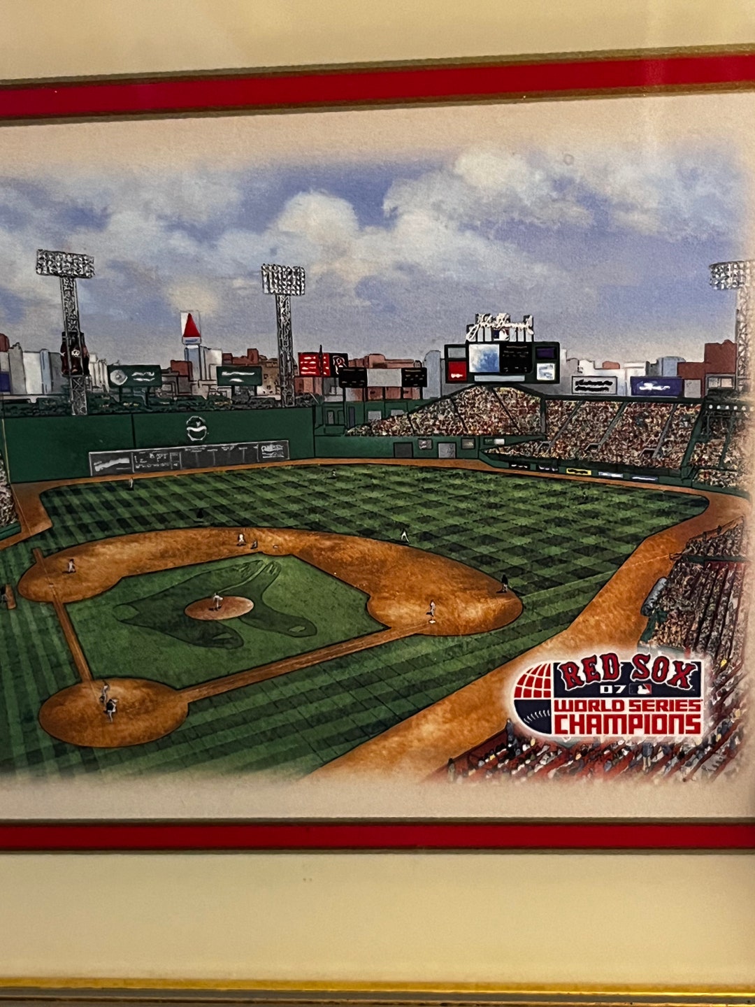 Eglomise Designs, World Series Boston Red Sox Framed Drawing Art MLBP ...