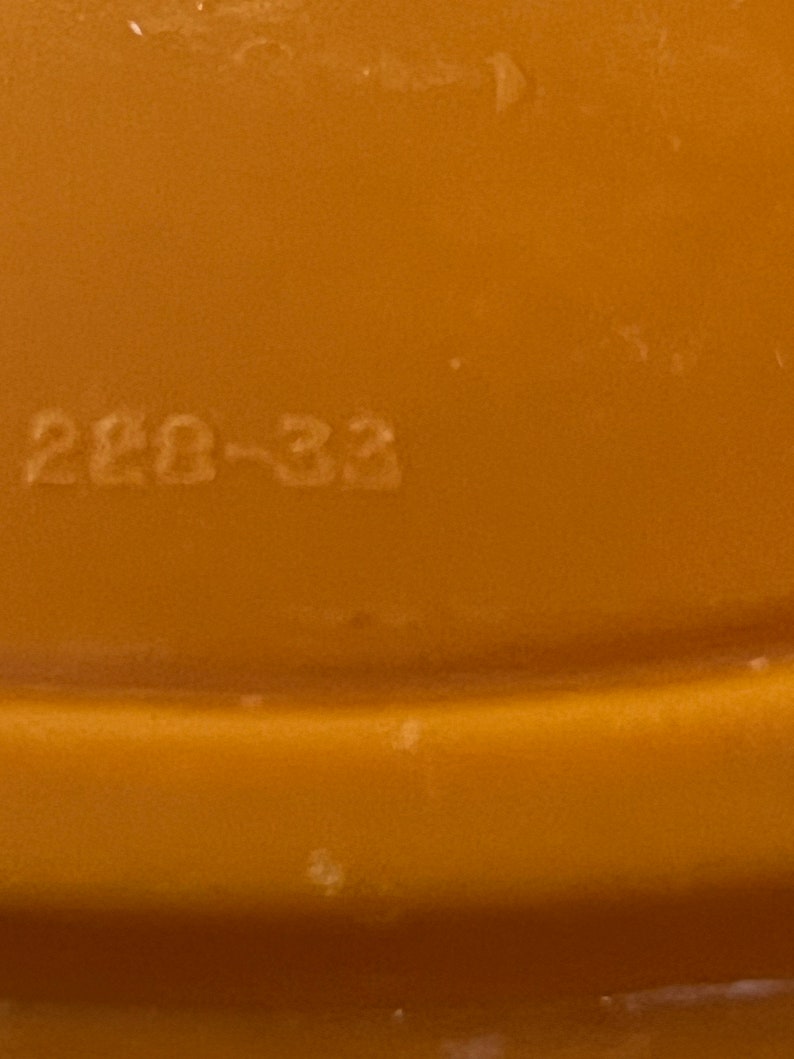 Tupperware Vintage Bowl Set, 235-21 Clear Bowl, & Orange Harvest Lid ...