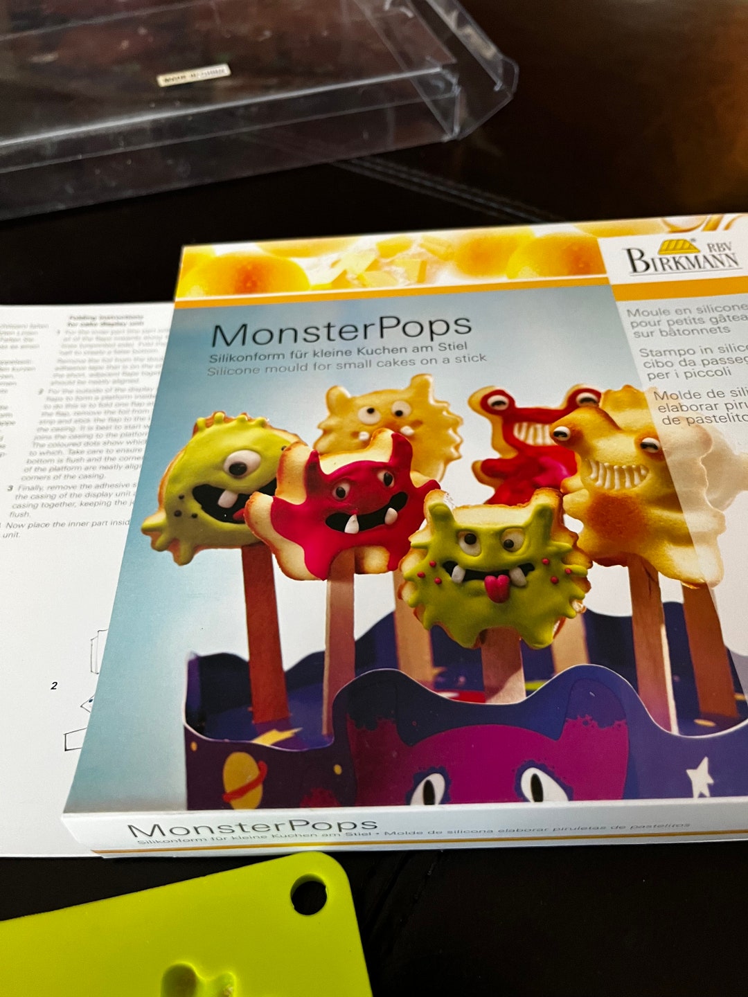 Birkmann Monster Pops Cookie Pop Molds Ice Pops on A Stick for Baking ...