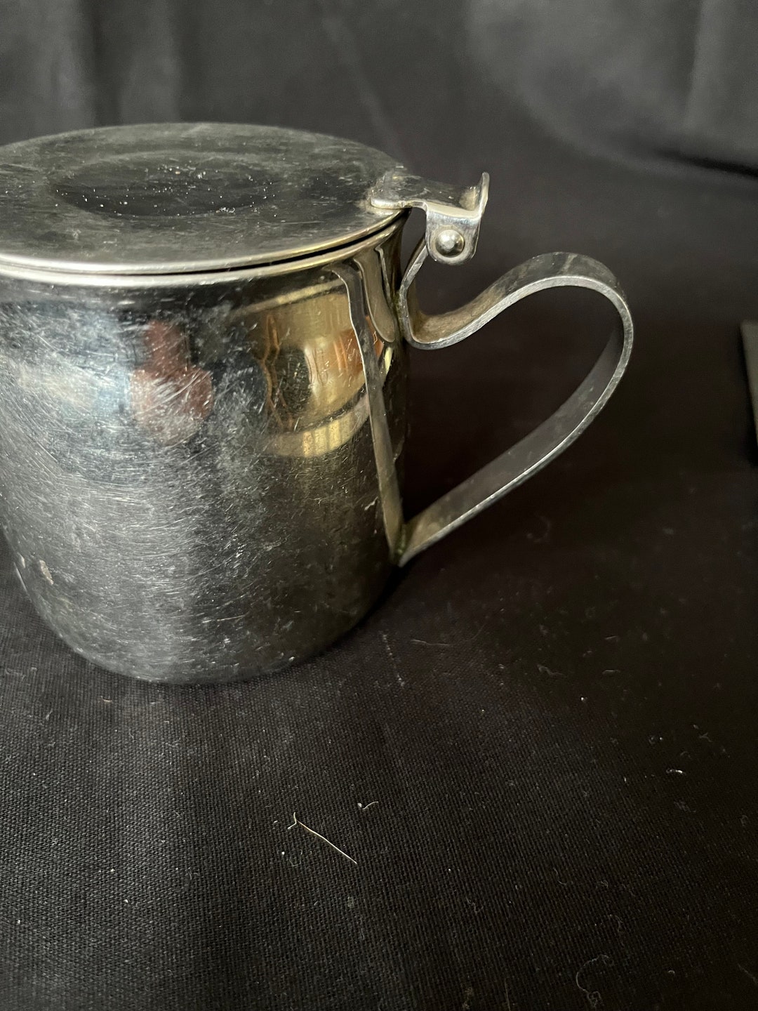 Vintage MCM-SS Creamer-pitcher W/attached Lid-japan- 3 1/4" Tall - Etsy