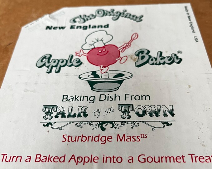 The Original Apple Baker-2 Baking Dishes From Paris Maine-nib - Etsy