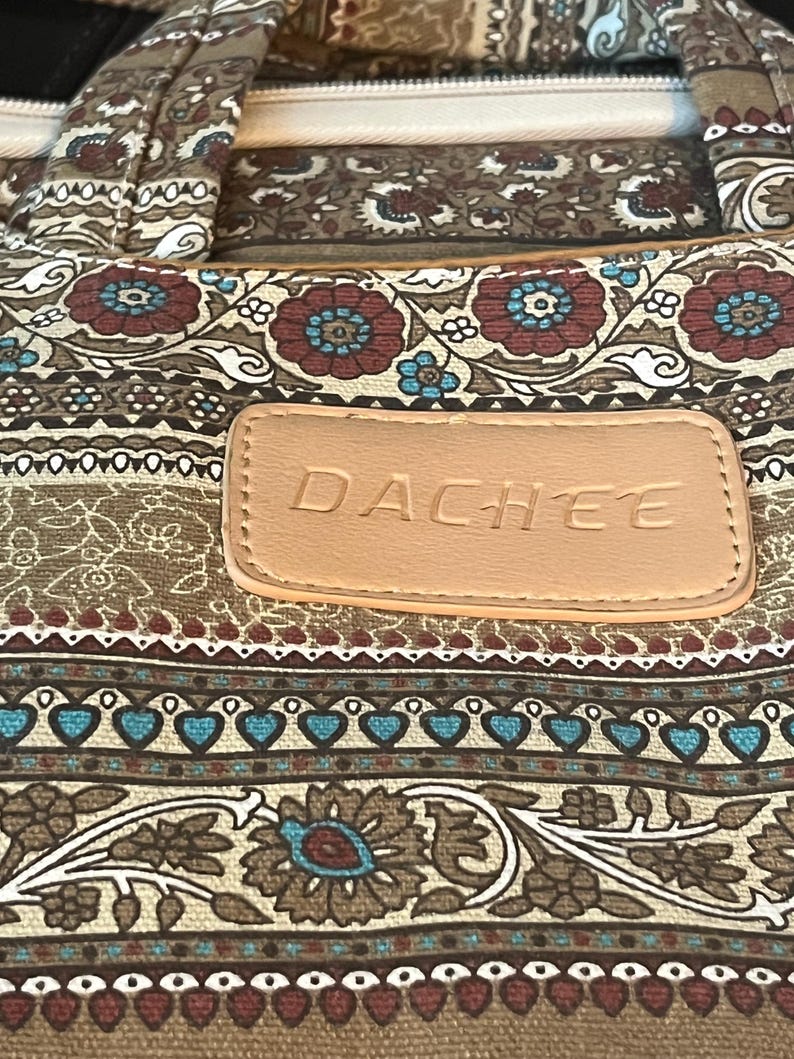 Dachee 15”-aztek Design Canvas Laptop/messenger Bag W/shoulder Strap - Etsy