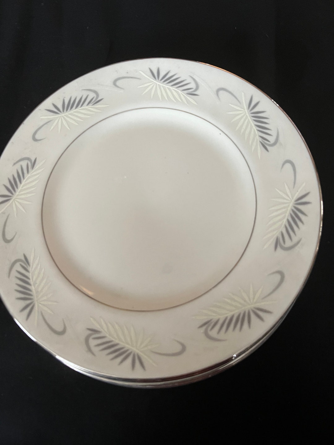 Flintridge China CONTINENTAL WHITE Set of 5 Bread & Butter Plates Made ...