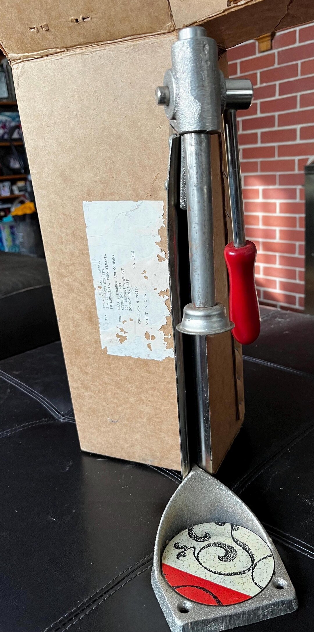 Vintage Cast Iron and Steel Bottle Capper in Orig Box/sears, Roebuck - Etsy