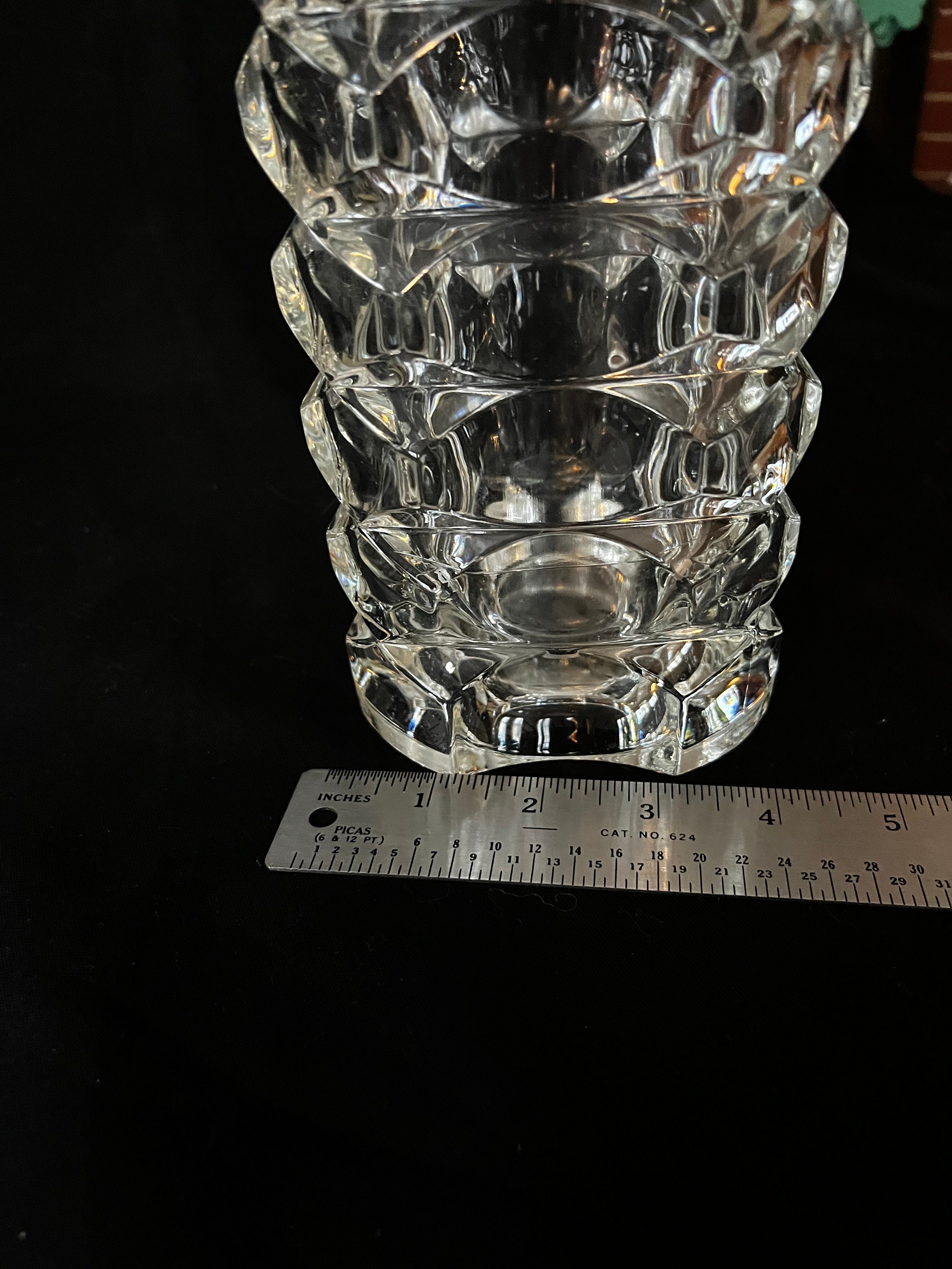 Luminarc-clear Heavy Glass-crystal-vase MCM Made in France 9 1/2” Tall ...