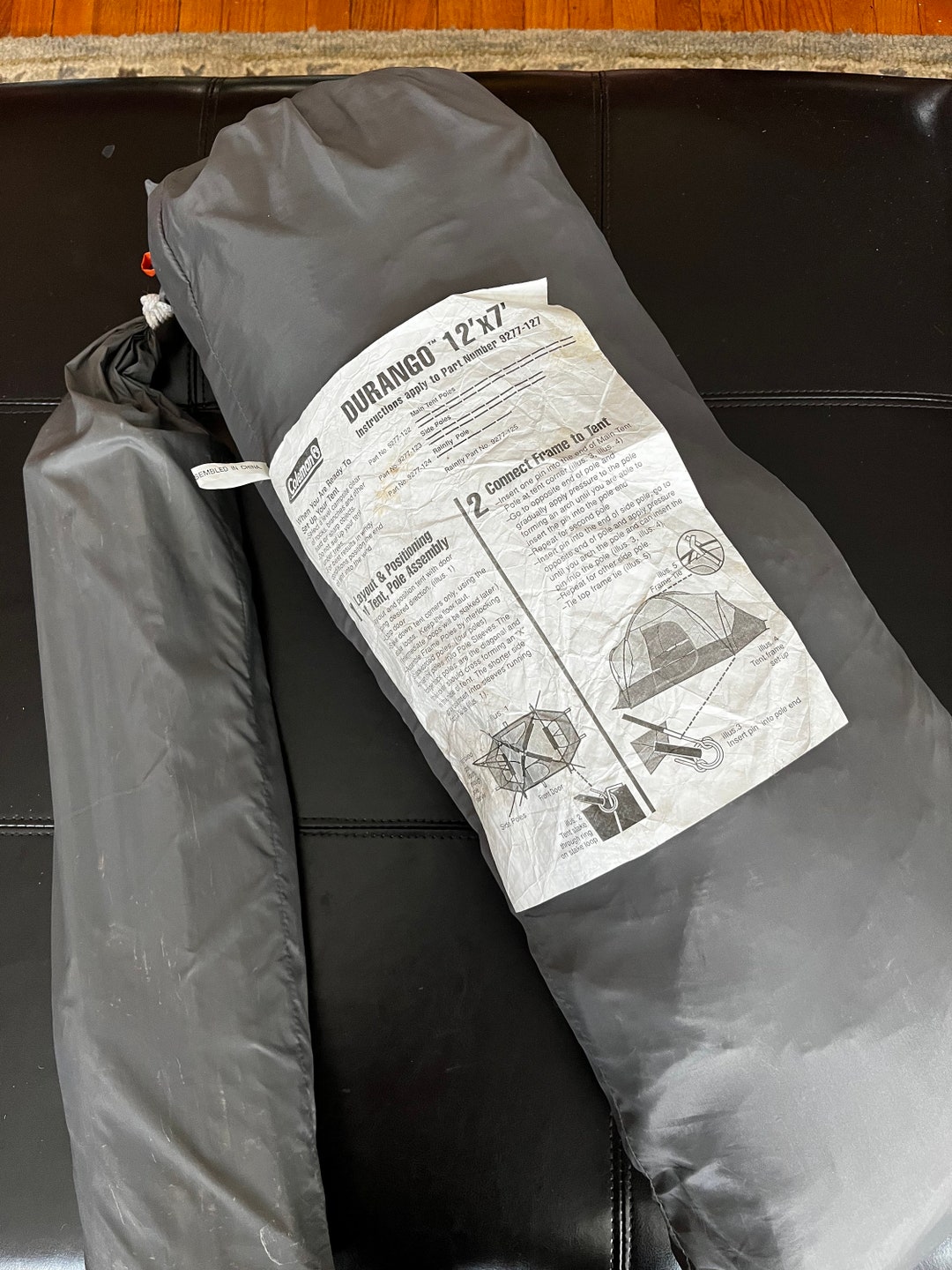 Coleman Durango 12’X7’ Tent-part Number #9277–127-kept in 2 Nylon Bags ...