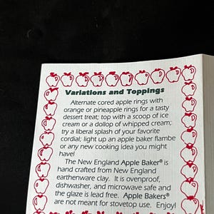 The Original Apple Baker-2 Baking Dishes From Paris Maine-nib - Etsy