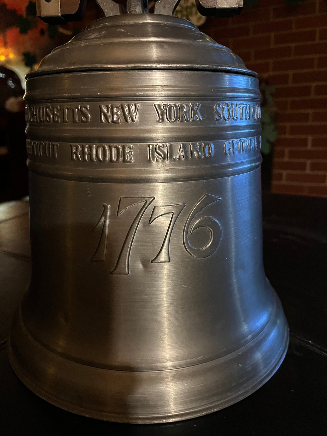 Seymour Mann Pewtertone 1974 Ice Bucket "1776 Liberty Bell" Made in ...