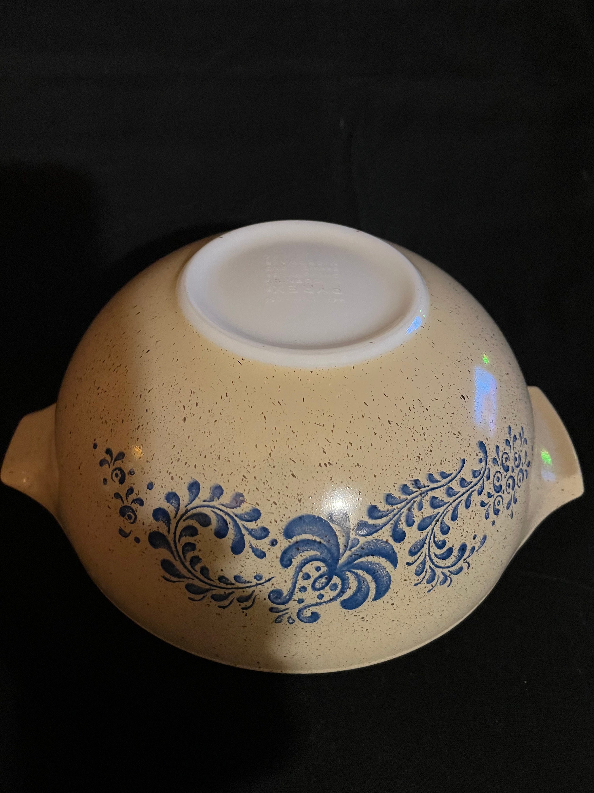 Pyrex Vintage Blue & Beige 443 Mixing Bowl 2 1/2 Qt-ovenware - Etsy