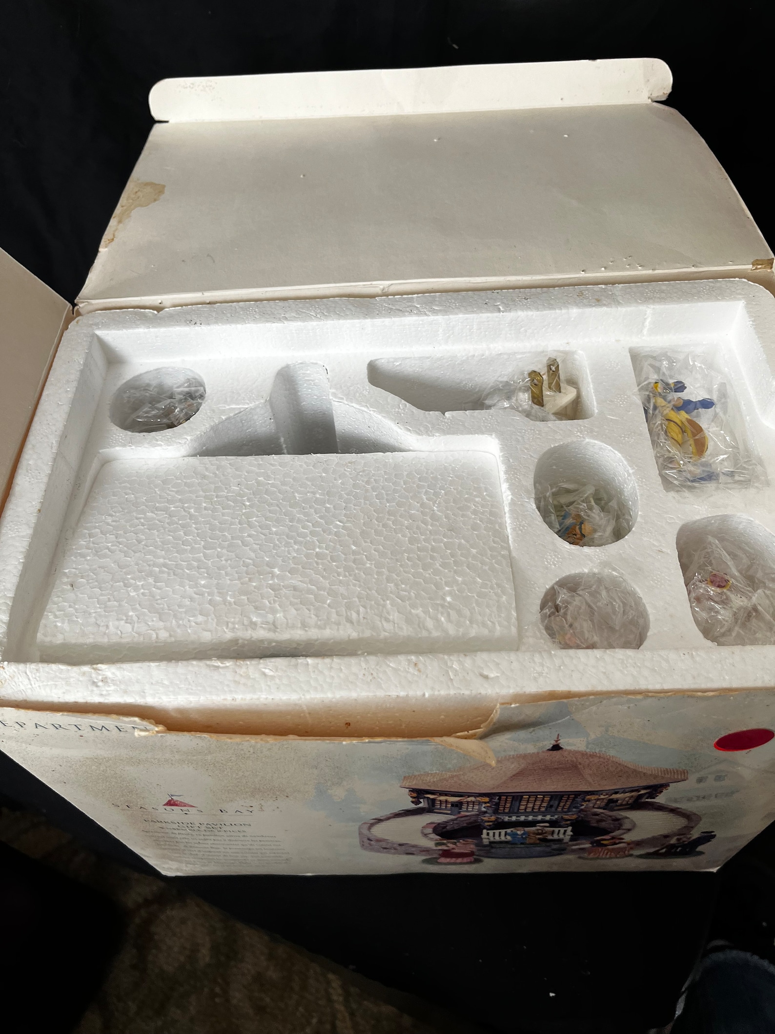 Department 56 “seasons Bay” Parkside Pavilion Gift Set -9 Pieces - Etsy