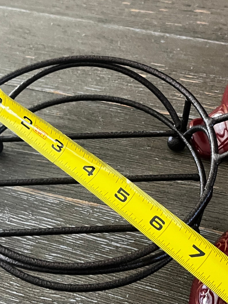 Tastefully Simple Crock/dip Server W/ Lid and Black Metal Stand - Etsy