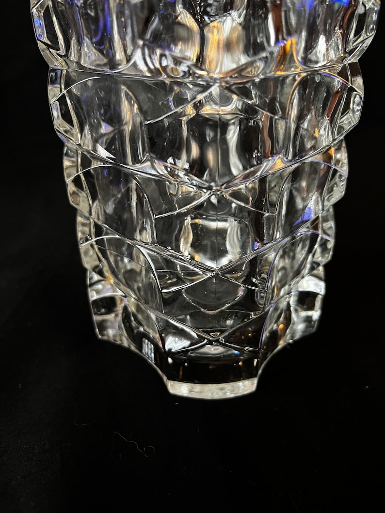 Luminarc-clear Heavy Glass-crystal-vase MCM Made in France 9 1/2” Tall ...