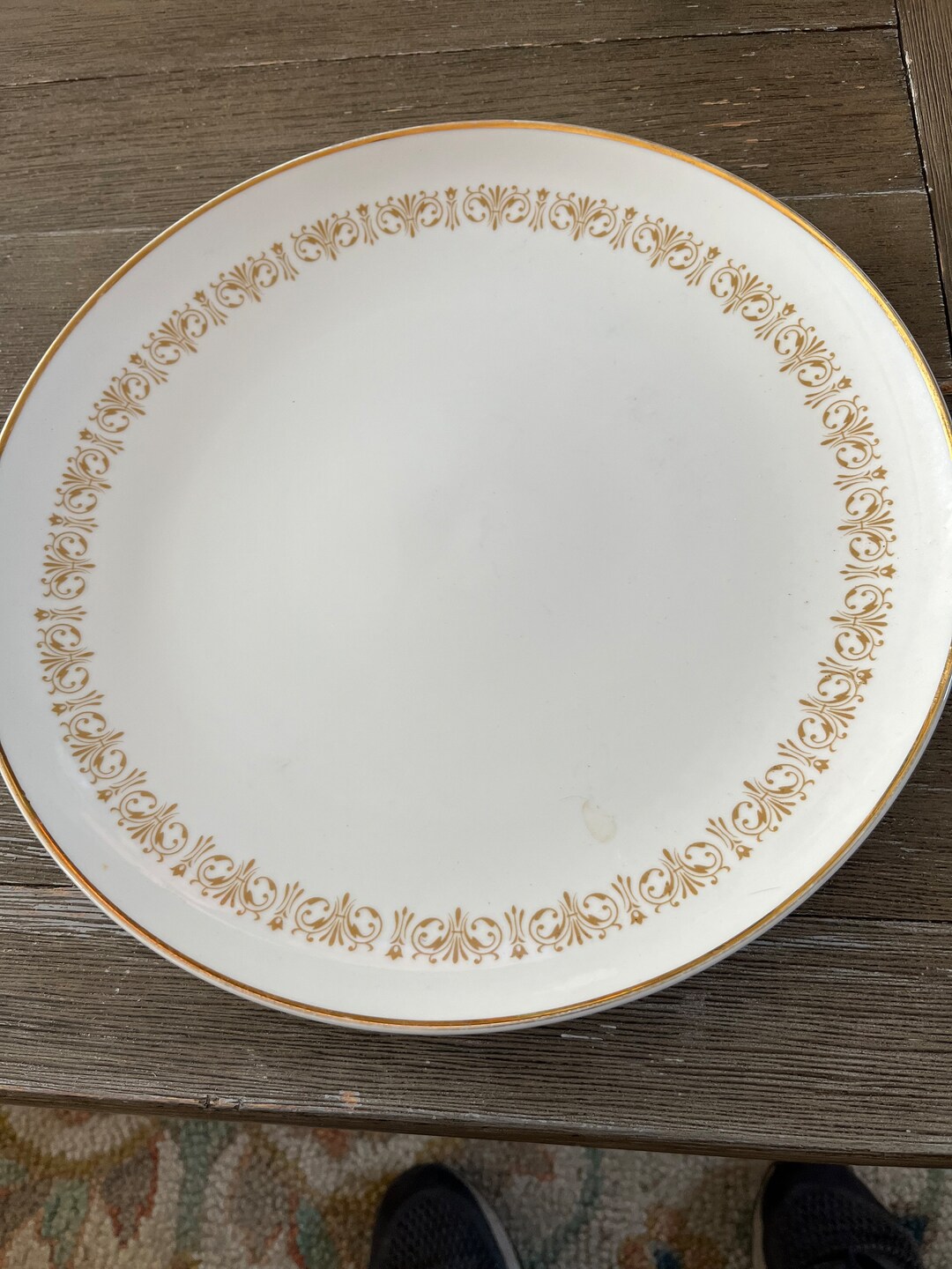Sheffield Fine China Imperial Gold Round Serving Platter-504 W - Etsy