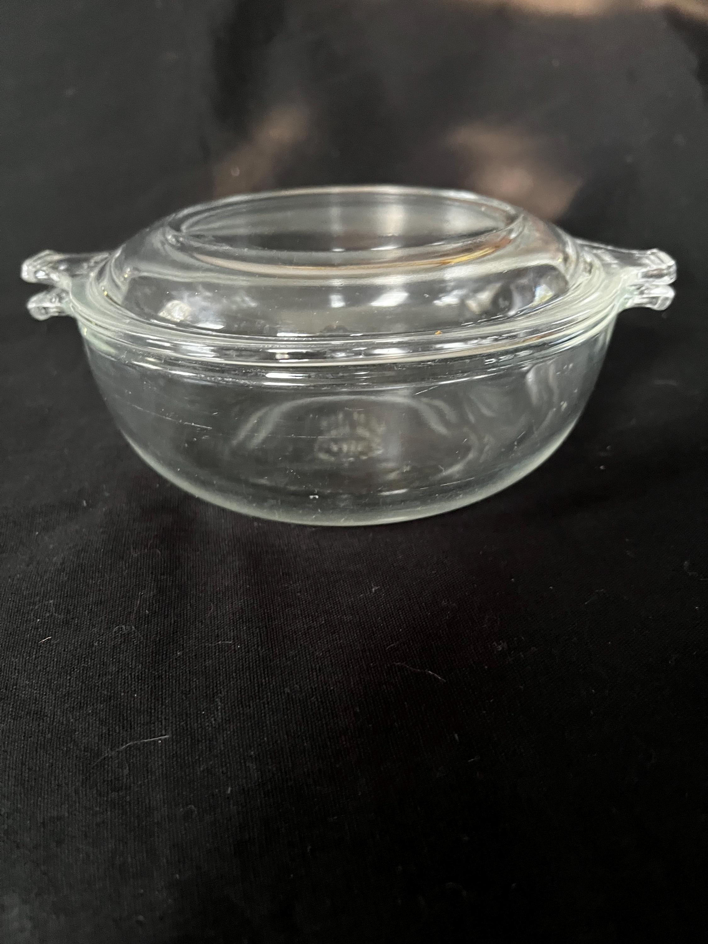 Pyrex Vintage-019-20oz. Glass Casserole Dish W/lid/tab Handles 681-C-35 ...