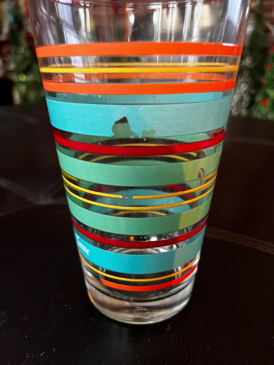 Fiestaware Tall-coordinates-homer Laughlin 16 Oz Cooler Glass W/flaws ...