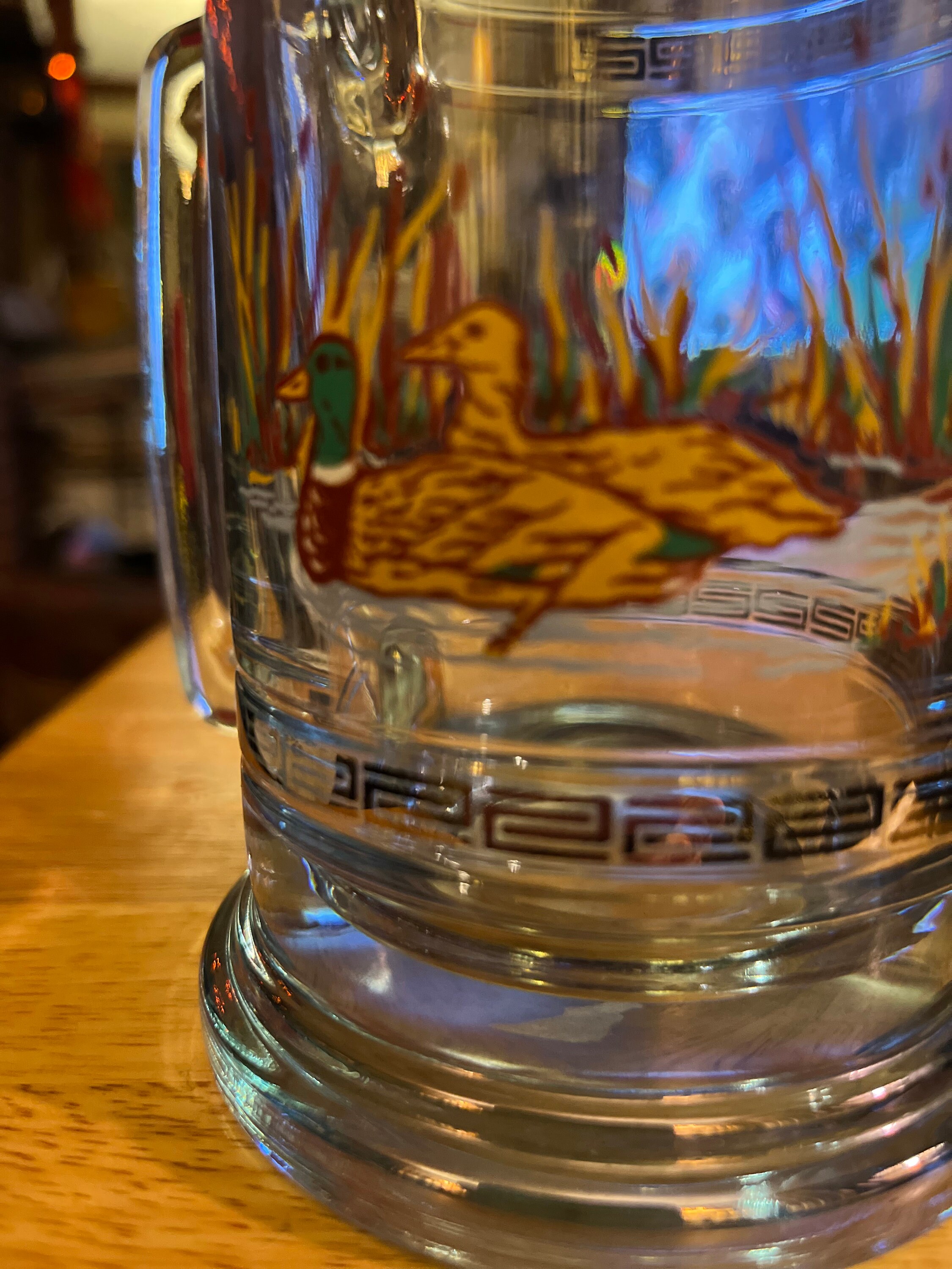 Vintage Princess House Crystal Colonial Game Bird Series Beer Mug - Etsy