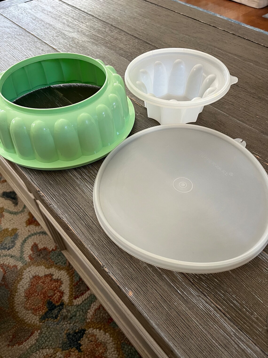 Tupperware Vintage 3 Piece Jello Mold With Lid-light Green - Etsy Canada