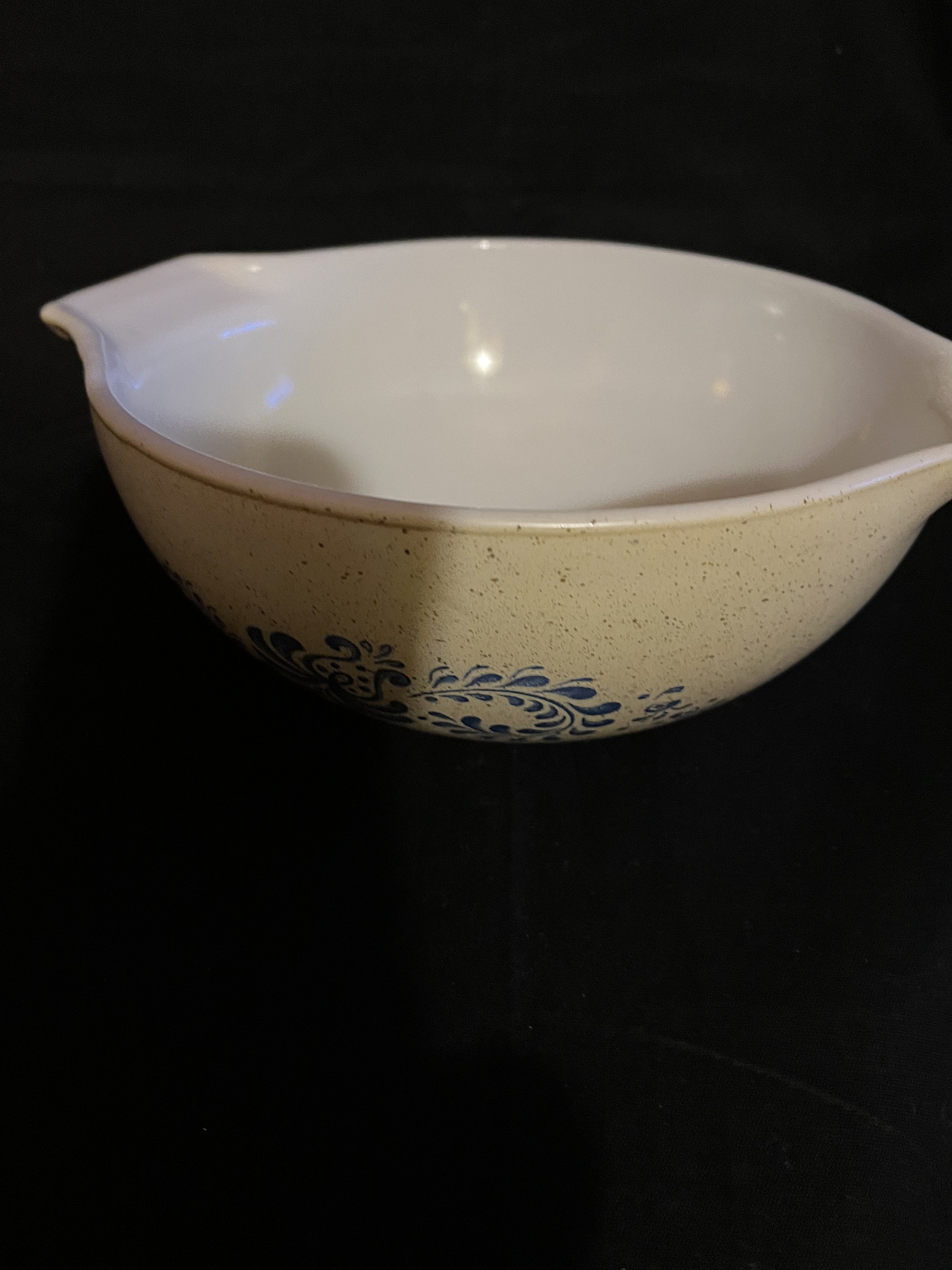 Pyrex Vintage Blue & Beige #443 Mixing Bowl 2 1/2 Qt-ovenware - Etsy