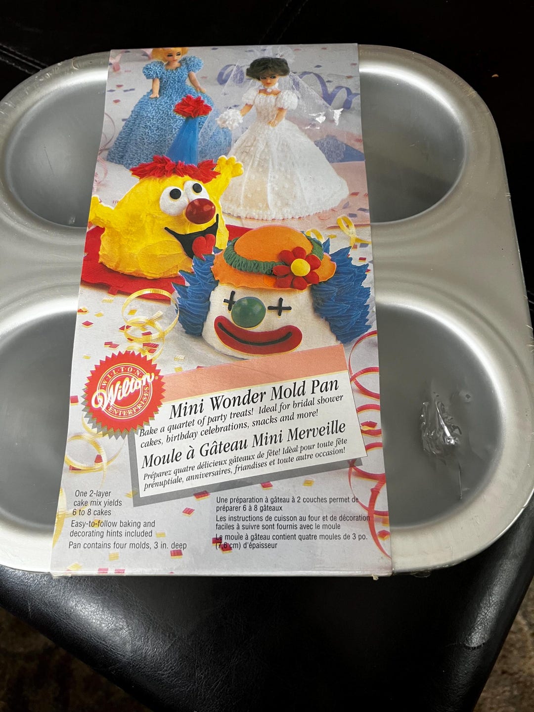Wilton Mini Wonder Mold Pan-cake Pan 4 Cavities-instructions- Original ...