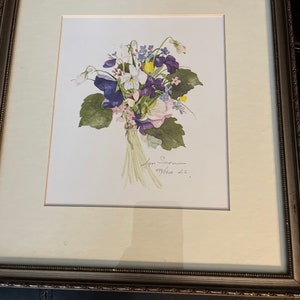 Wild Flowers, Signed Lyn Snow Limited Edition Lithograph - Etsy