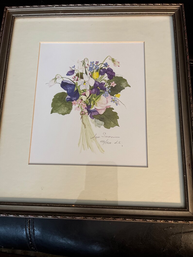 Wild Flowers, Signed Lyn Snow Limited Edition Lithograph - Etsy