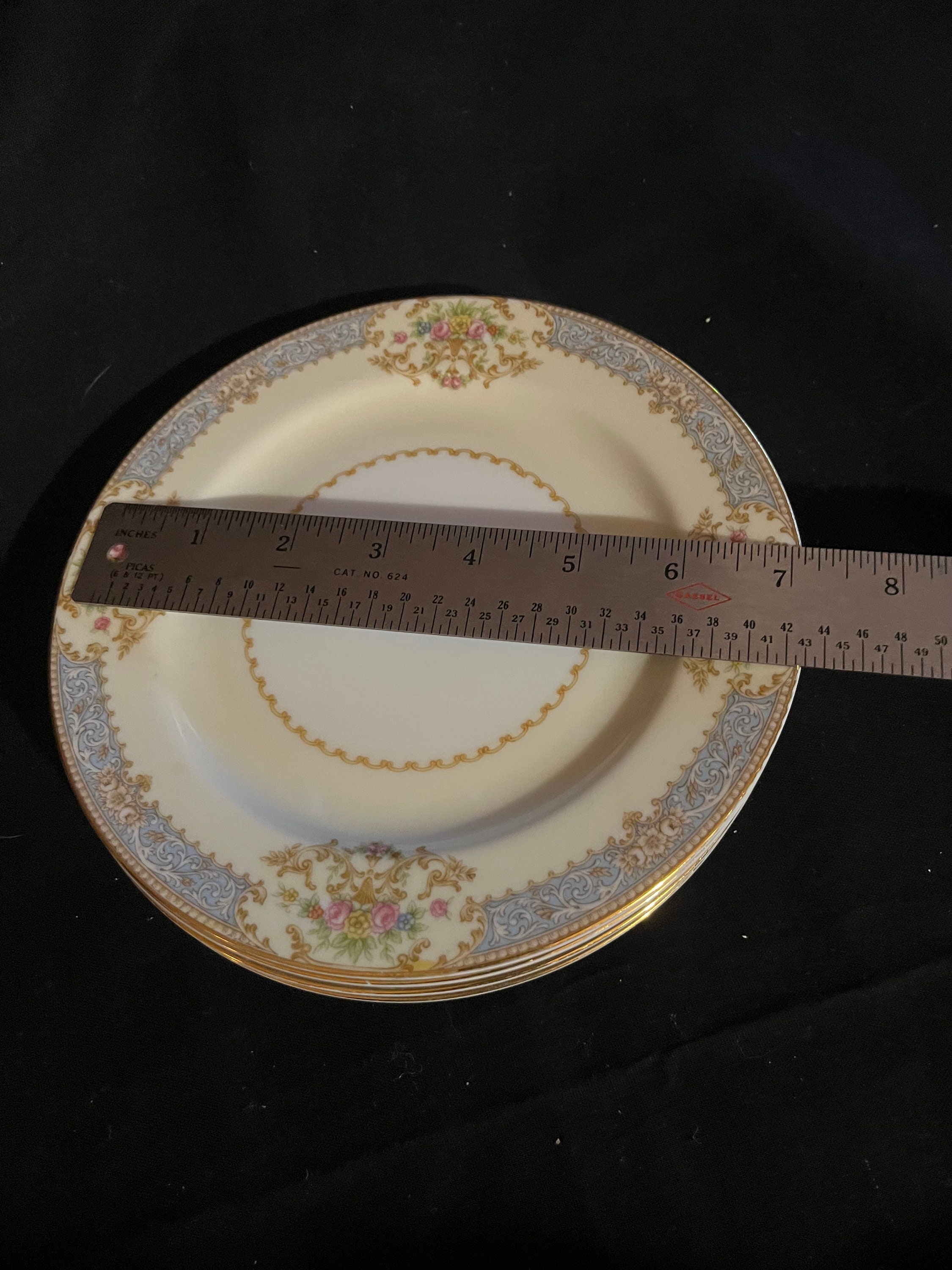 Noritake Clermont Beautiful Bread & Butter Plates-set of 4 - Etsy