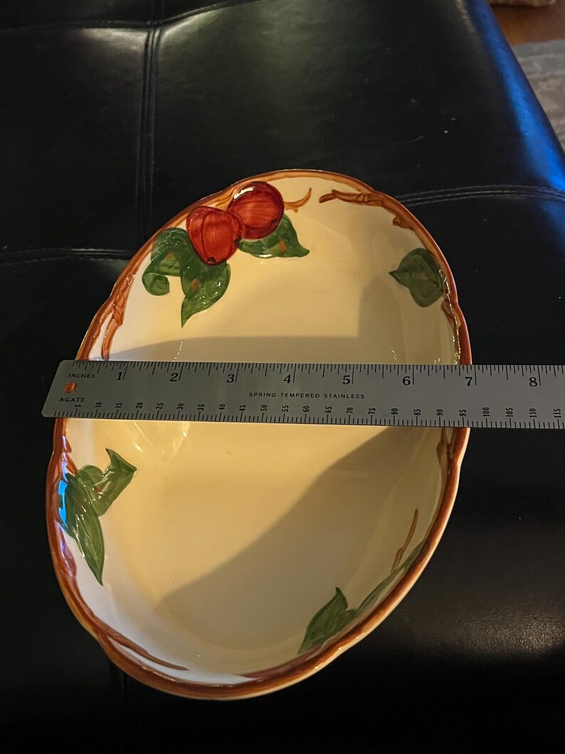 Franciscan Apple-divided Serving Bowl/dish Piece 22-68- American ...