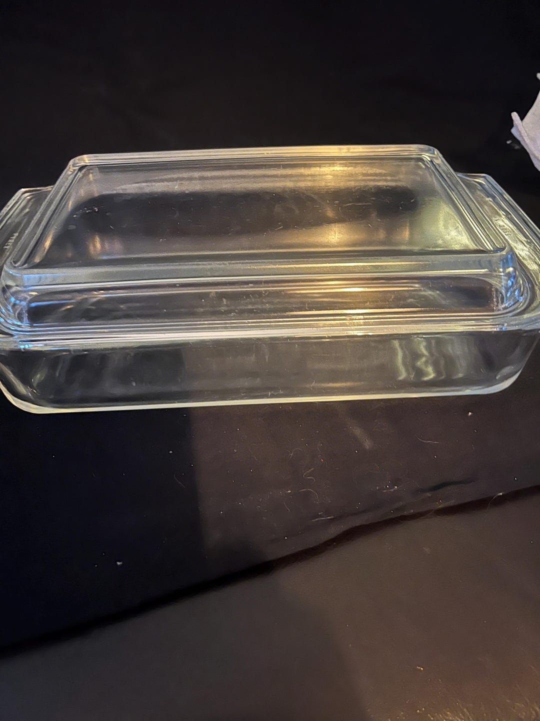 Pyrex-clear Casserole Dish #231 W/clear Lid #5503-C 10” X 6” - Etsy