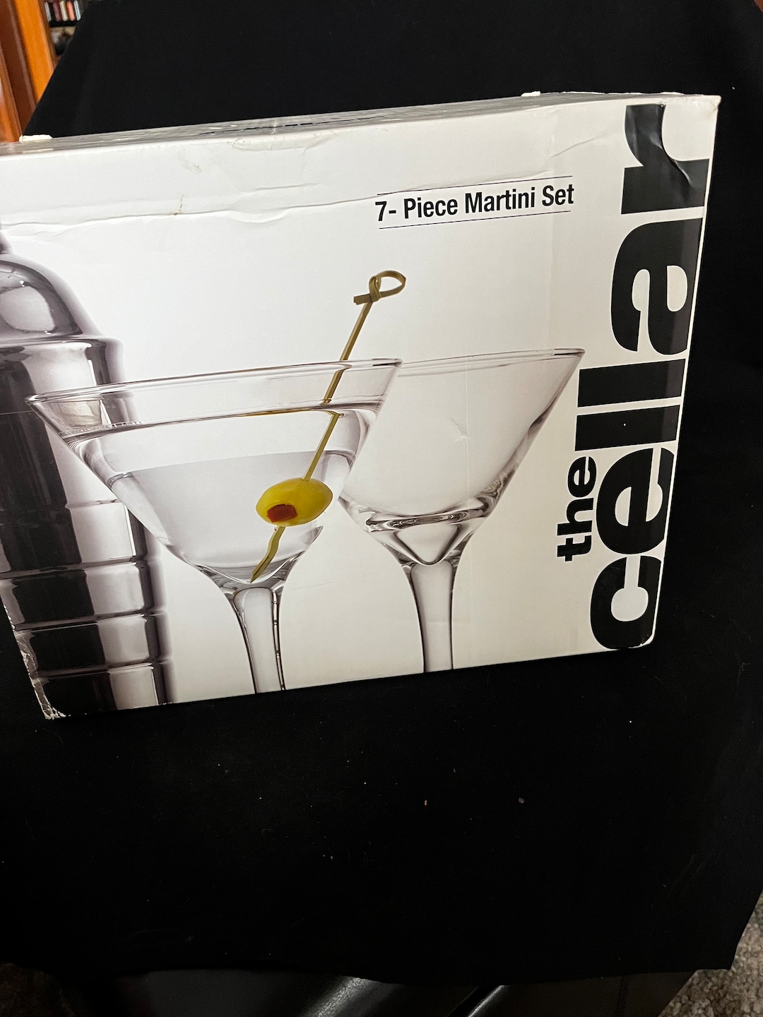 The Cellar 7 Piece Martini Set-6 Glasses -unused-packed in Box - Etsy