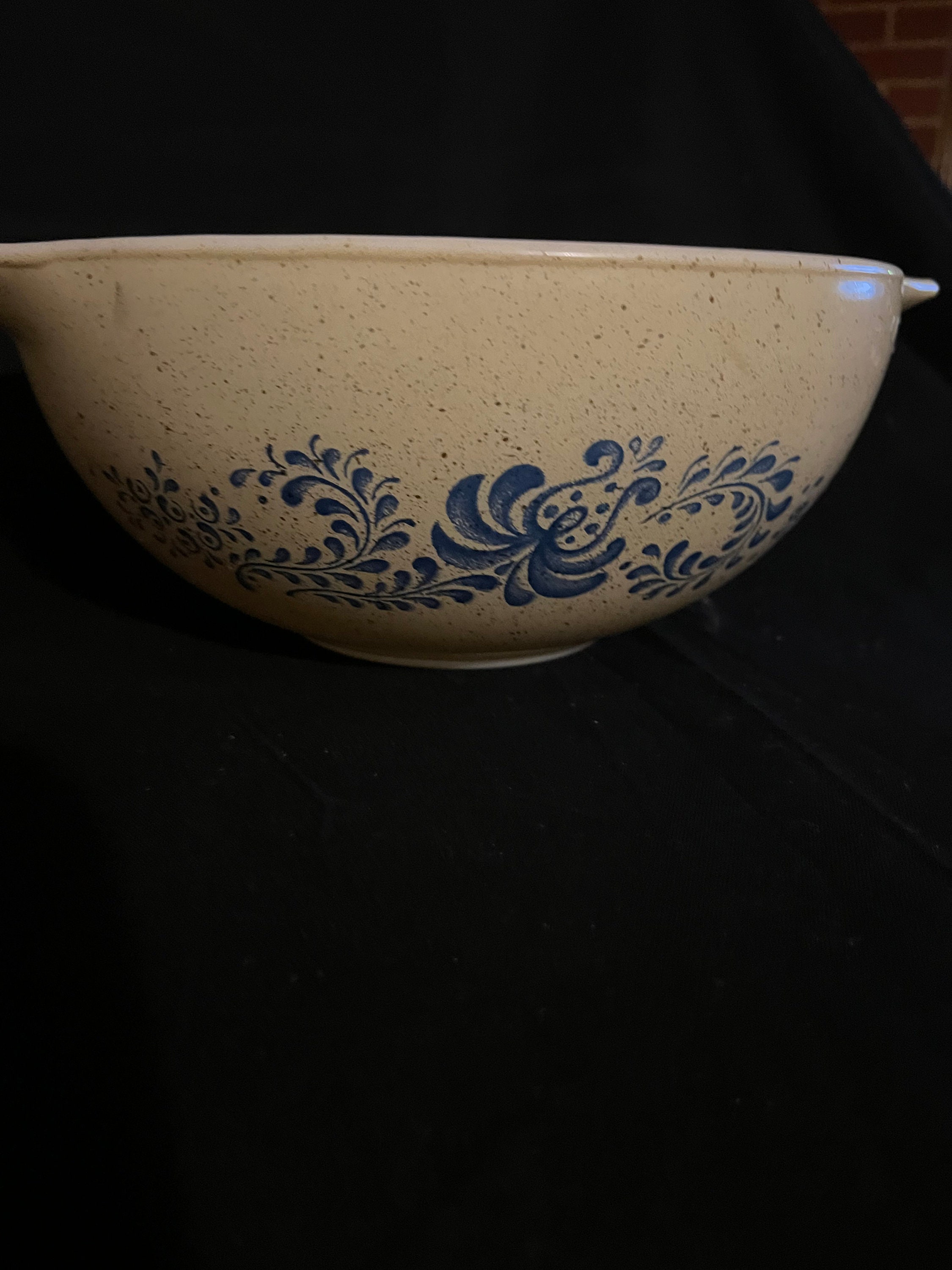 Pyrex Vintage Blue & Beige #443 Mixing Bowl 2 1/2 Qt-ovenware - Etsy