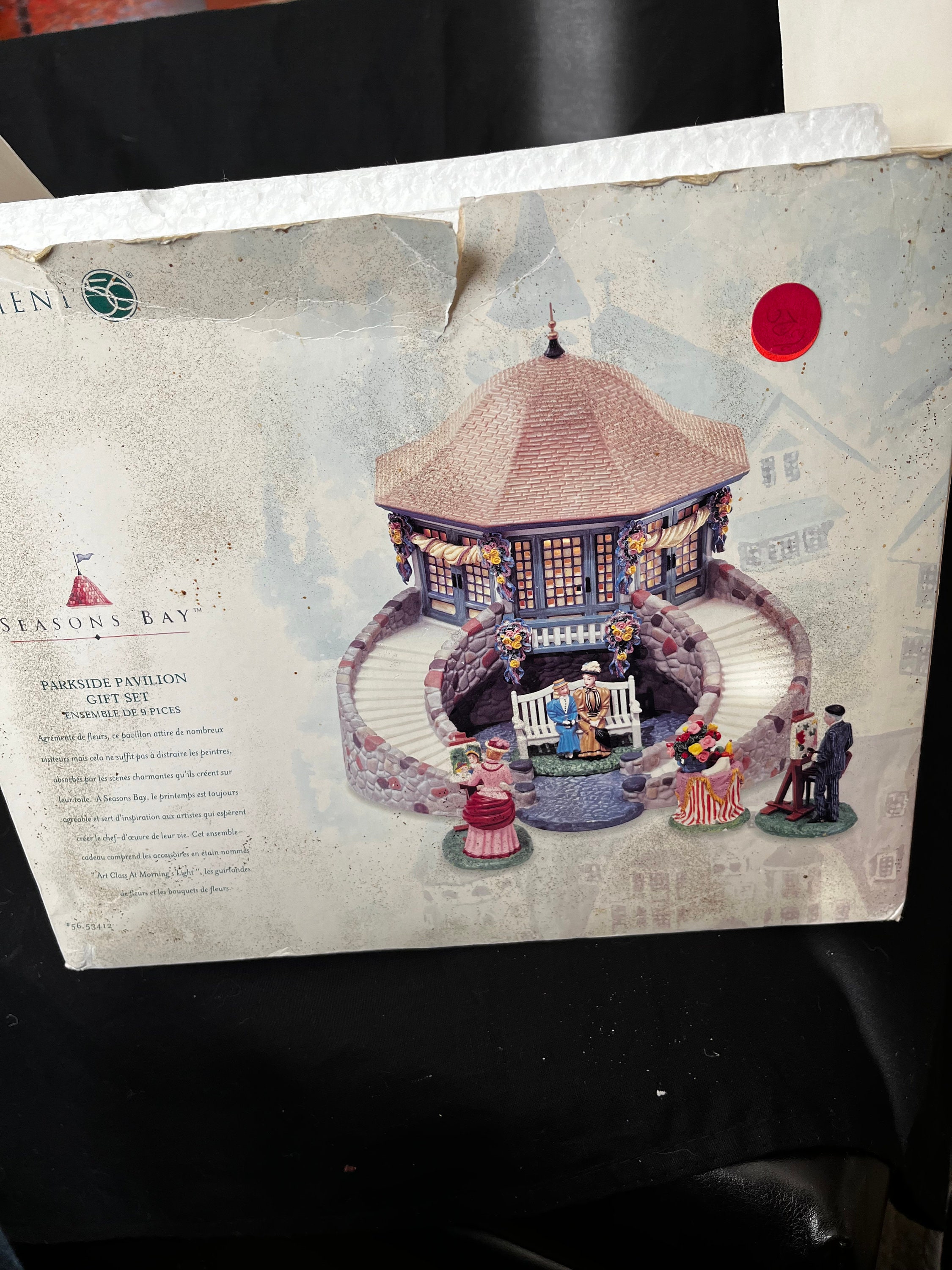 Department 56 “seasons Bay” Parkside Pavilion Gift Set -9 Pieces - Etsy