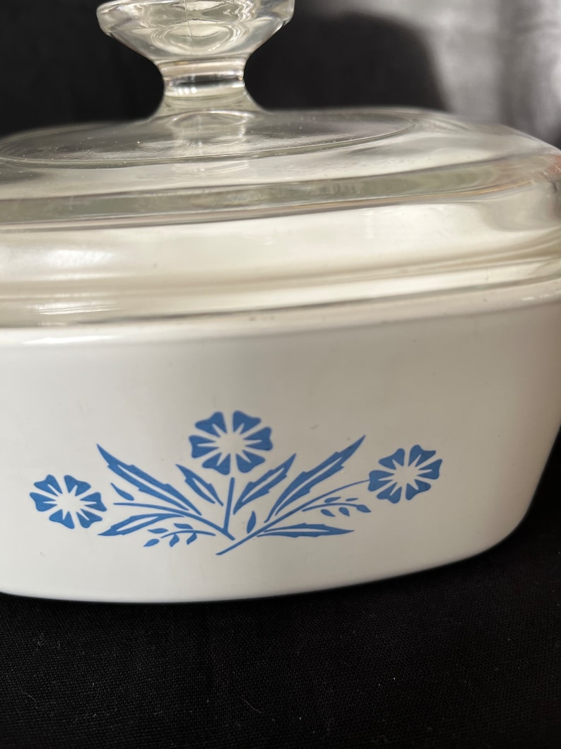 Corning Ware Vintage-cornflower Blue-1.5 Qt Casserole/baking Dish-a-11/ ...