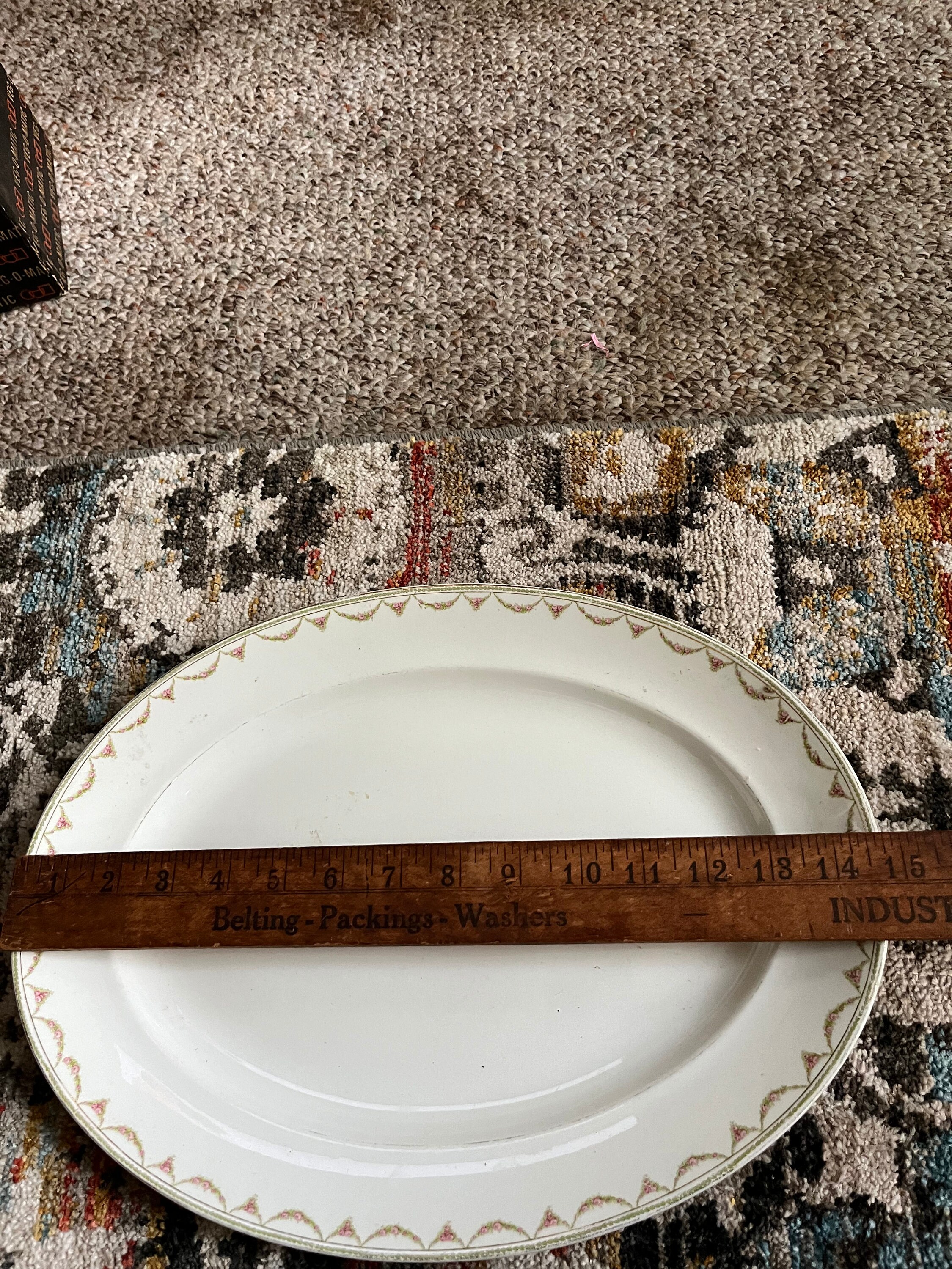 Set of 3-ANTIQUE MERCER China Serving Platters-semi-vitreous - Etsy