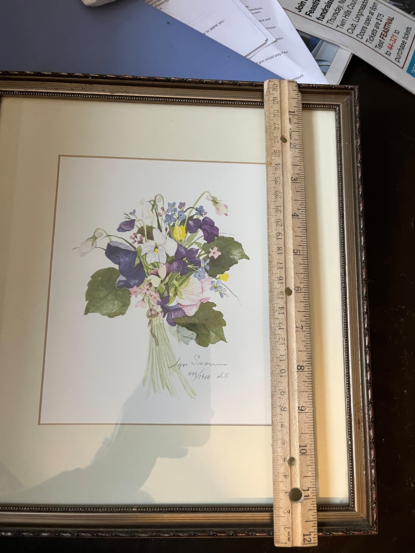 Wild Flowers, Signed Lyn Snow Limited Edition Lithograph - Etsy