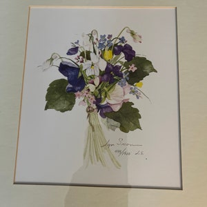 Wild Flowers, Signed Lyn Snow Limited Edition Lithograph - Etsy