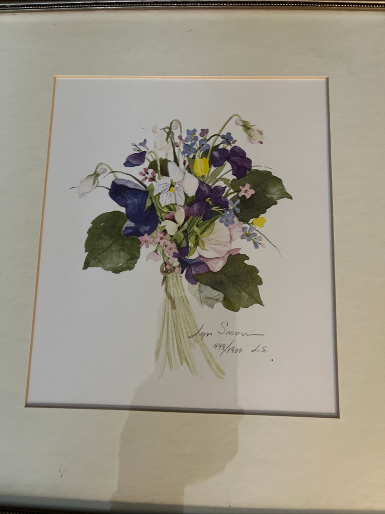 Wild Flowers, Signed Lyn Snow Limited Edition Lithograph - Etsy