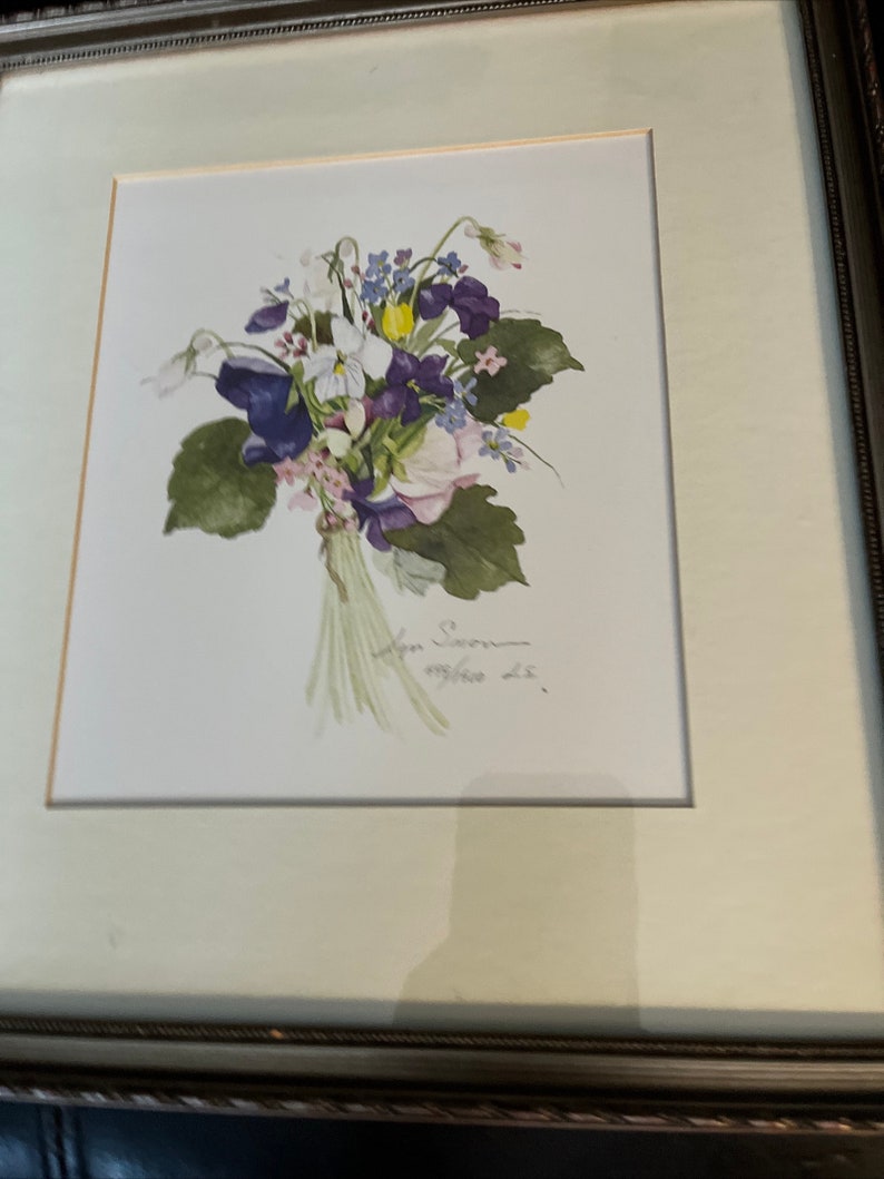 Wild Flowers, Signed Lyn Snow Limited Edition Lithograph - Etsy