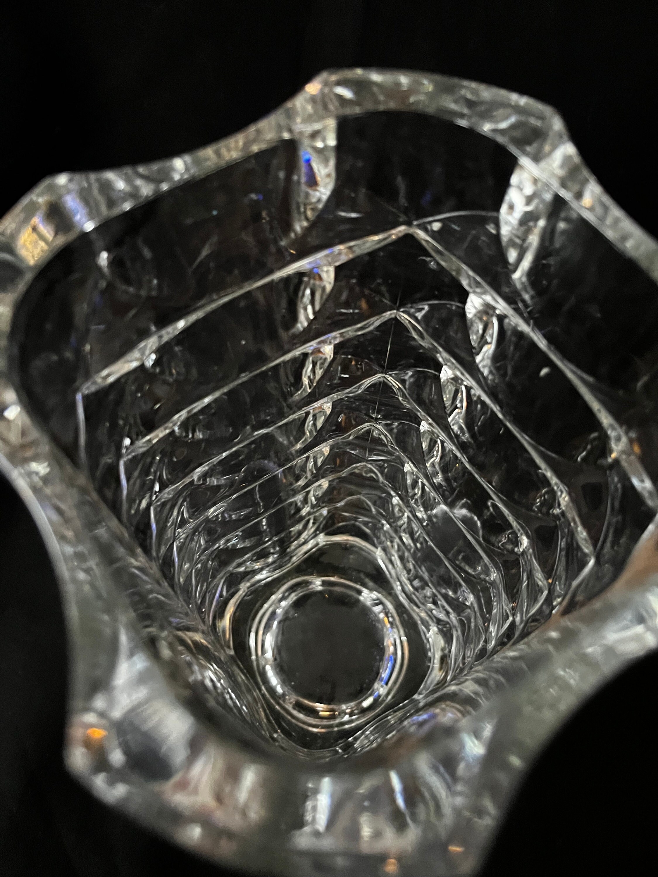 Luminarc-clear Heavy Glass-crystal-vase MCM Made in France 9 1/2” Tall ...