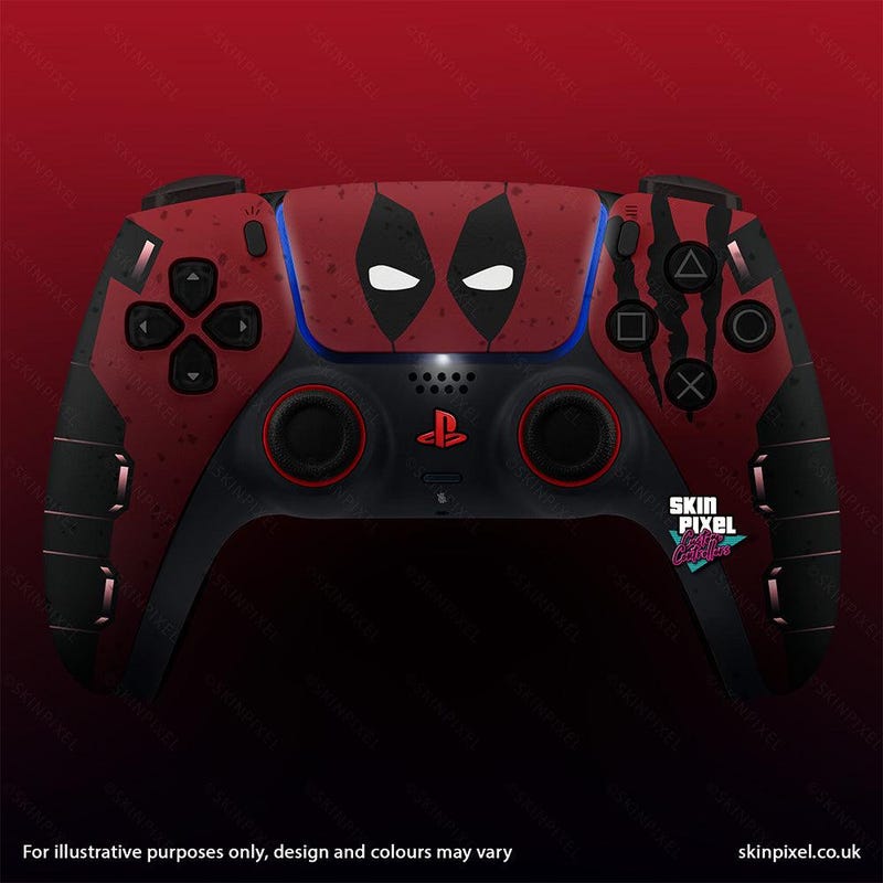 Deadpool Ps5 Controller - Etsy