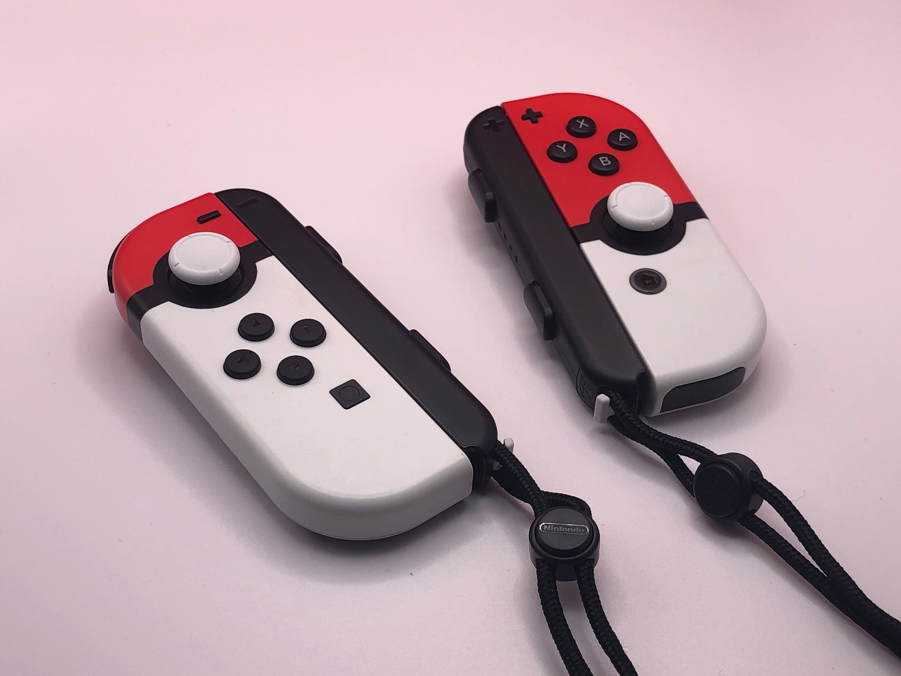 Classic Red Pokemon Poke Ball Joy-con Custom DIY Shells for Nintendo ...