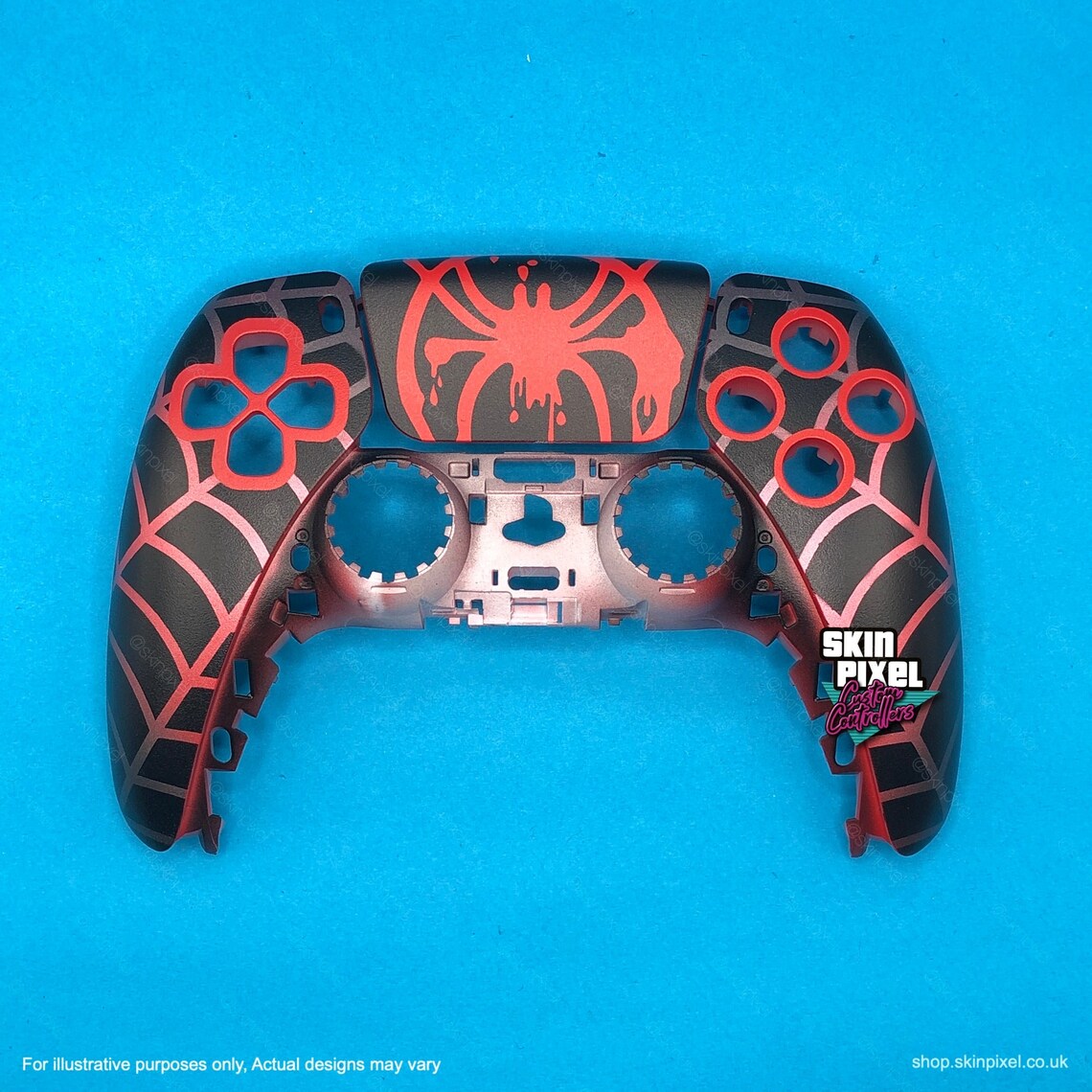 Spider Man Miles Morales Custom PS5 Dualsense DIY Faceplate - Etsy