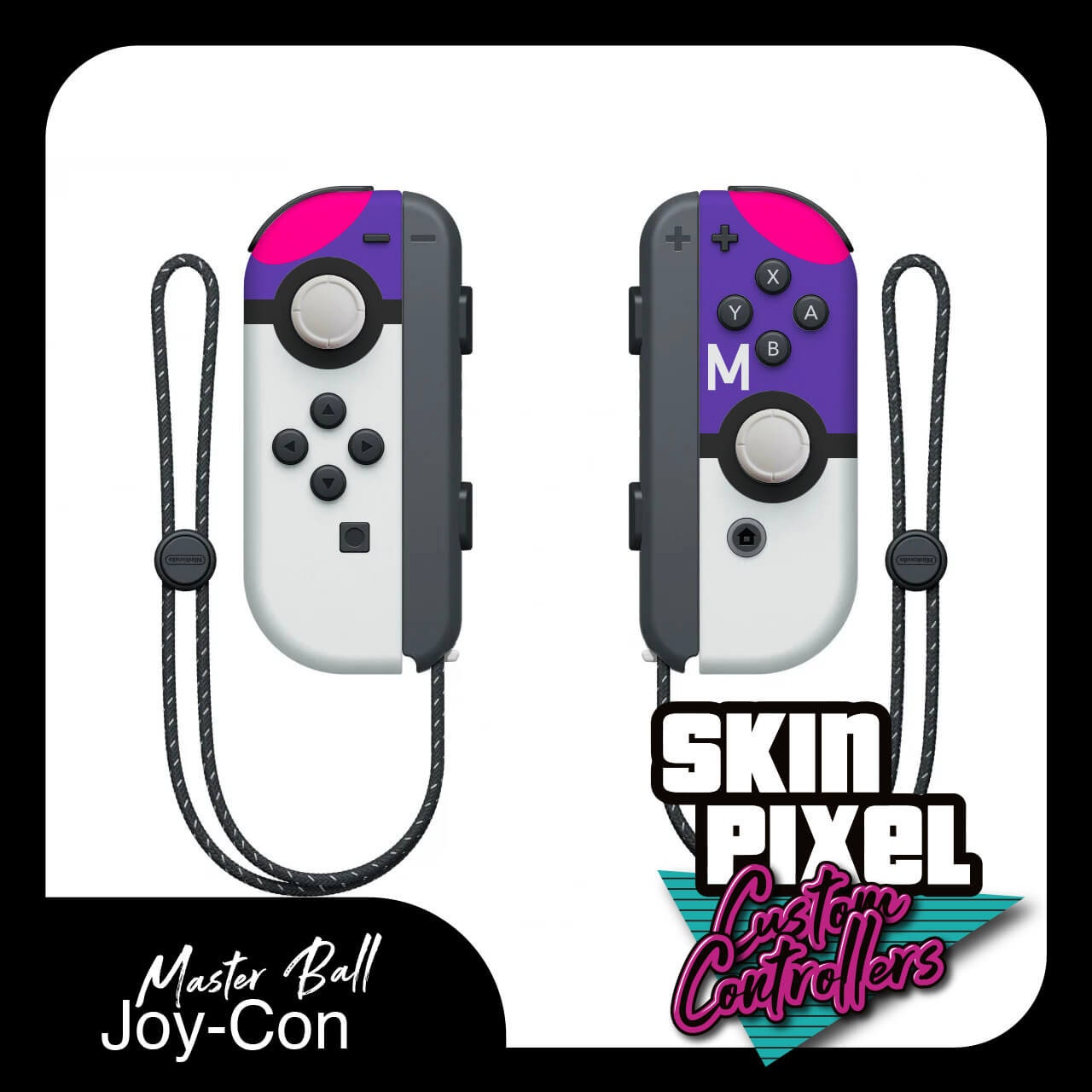 Master Ball Pokemon Poke Ball Joy-con Custom DIY Shells for Nintendo ...