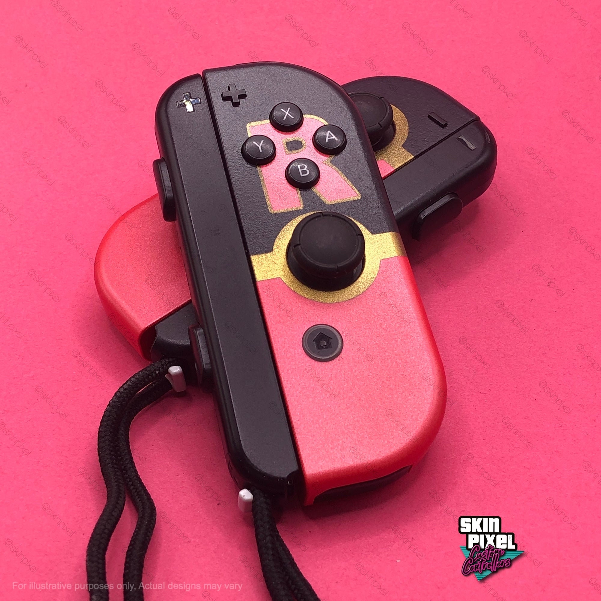 Team Rocket Ball Pokemon Poke Ball Joy-con Custom DIY Shells - Etsy