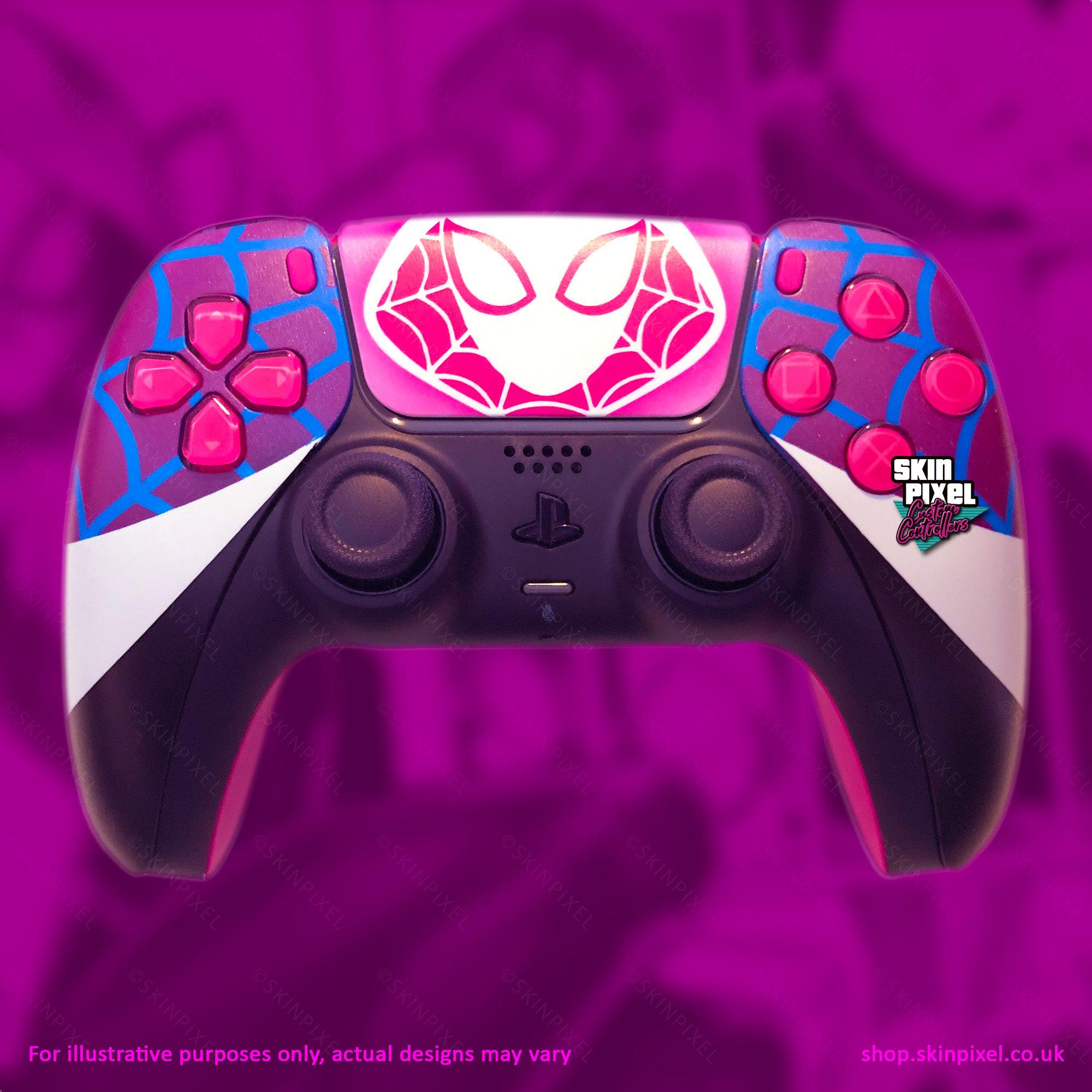 Ghost Spider Gwen Stacy Custom PS5 Dualsense DIY Faceplate - Etsy