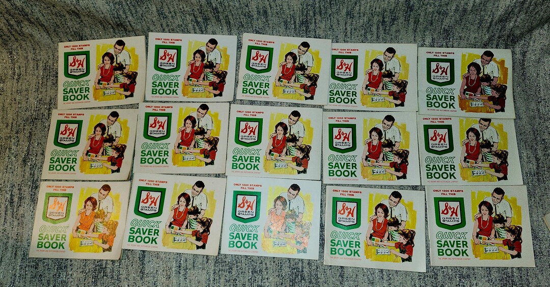 NOS S&H Green Stamp Books - Etsy